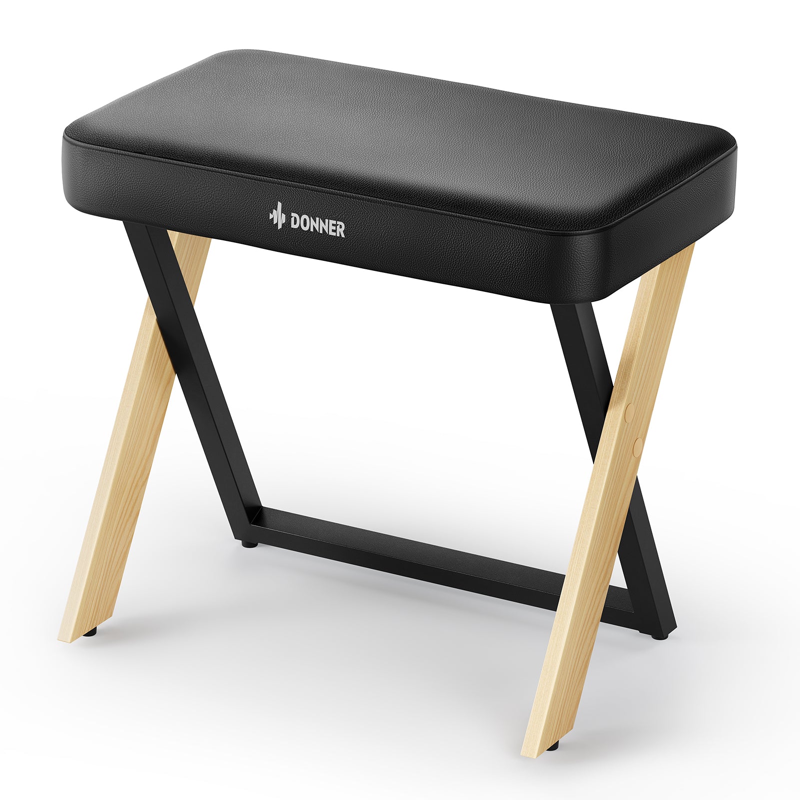 Donner DKB-300 Piano Bench, Metal Keyboard Stool with Thick Cushion ...