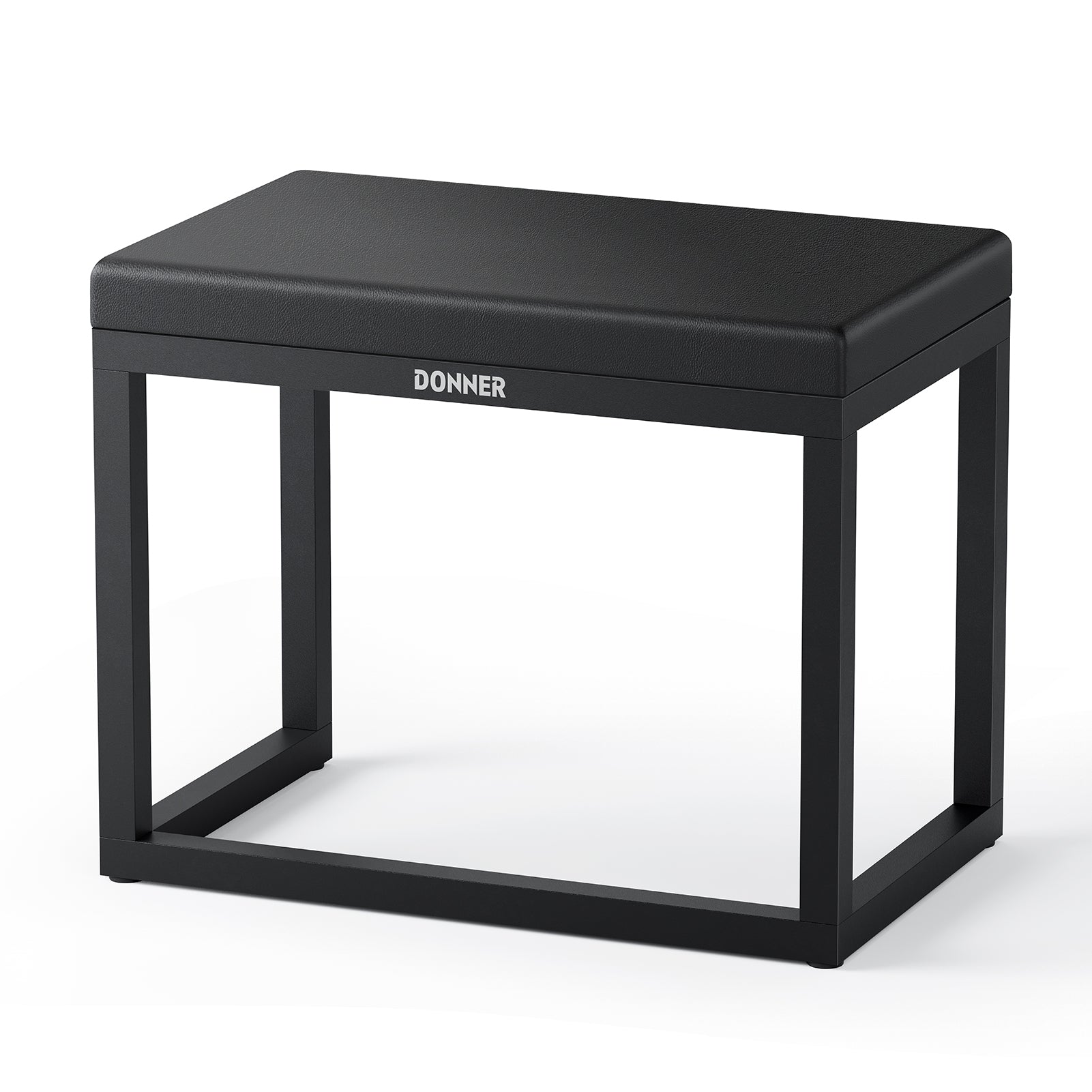 Donner DKB-200 Piano Bench, Modern Minimalist Metal Seat with Thick Cushion