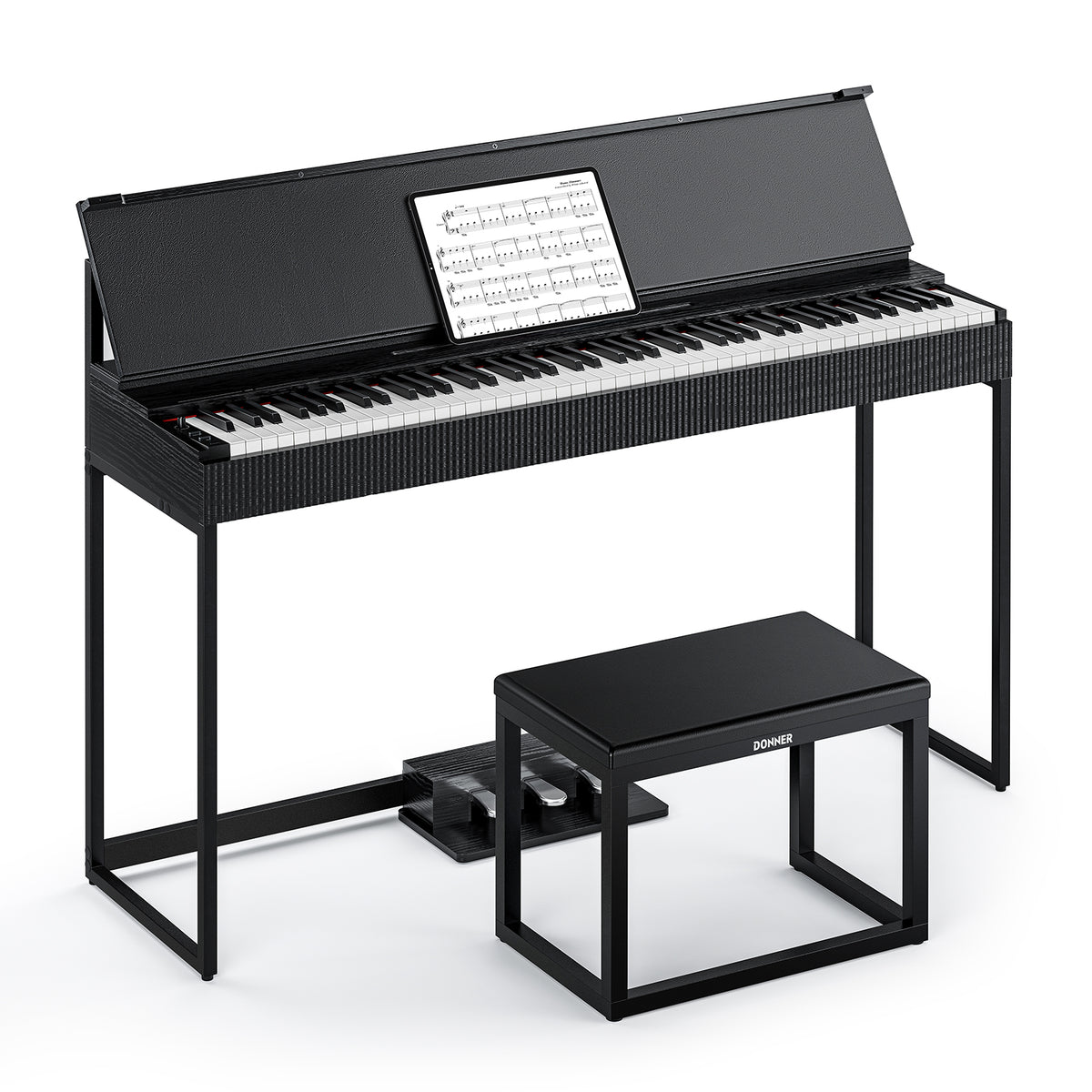 Donner DDP-60 88 Key Semi-Weighted Digital Piano with Pedals